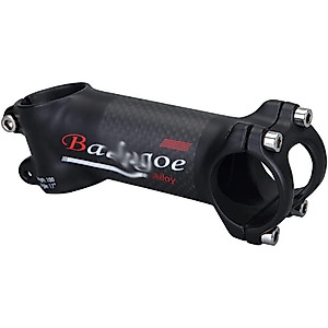 ZECHAO Carbon Fiber Road Bike Stem,28.6-31.8MM Aluminum Riser Stem Carbon Handle 6 Degree 17 Degree Bike Stem (Color : Black, Size : 17 Degrees 70mm)