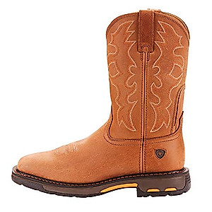 Ariat Workhog Wide Square Toe Work Boot – Men’s Leather, Square Toe Work Boot