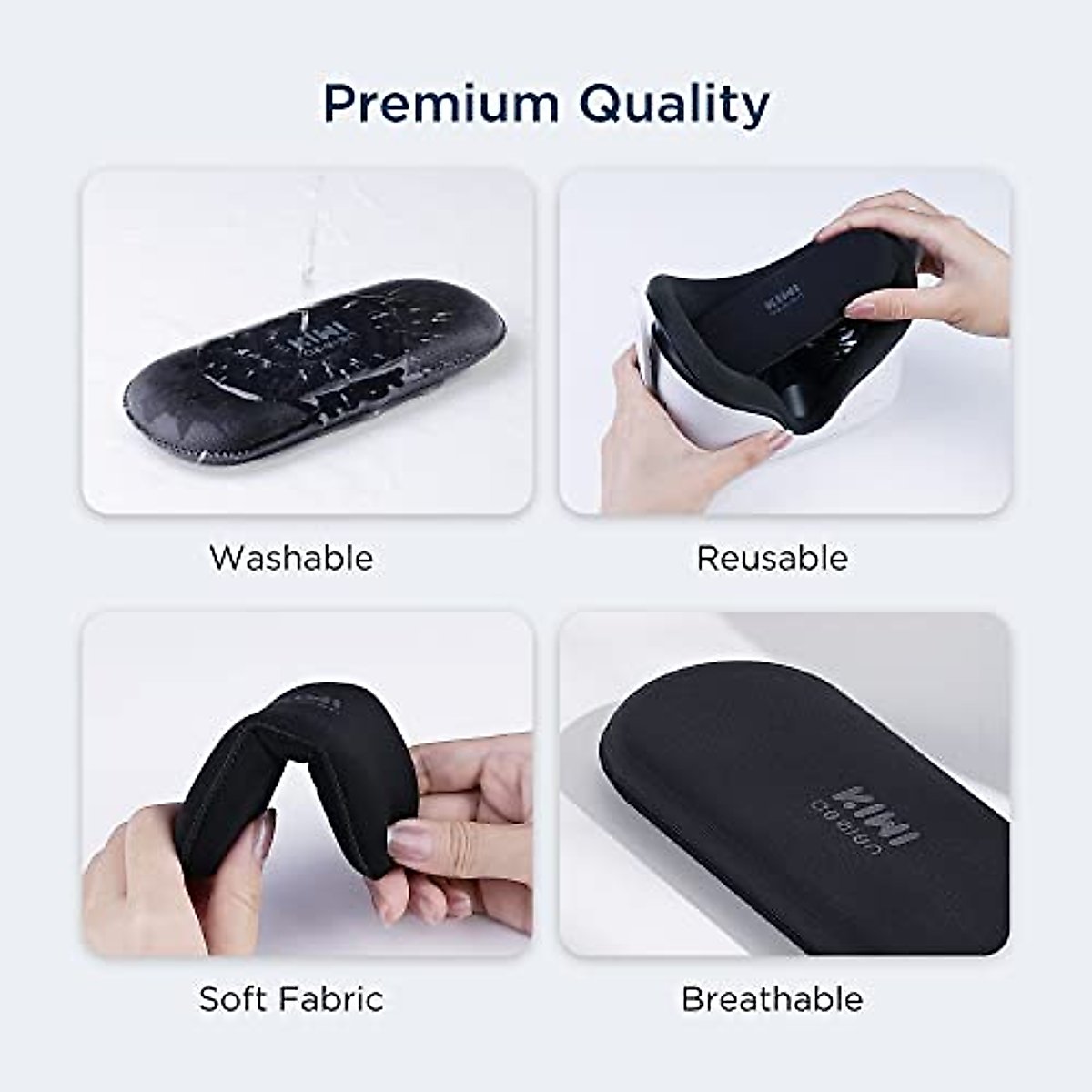 KIWI design VR Facial Interface Bracket with Anti-Leakage Nose Pad and Lens Protector Compatible with Valve Index Accessories