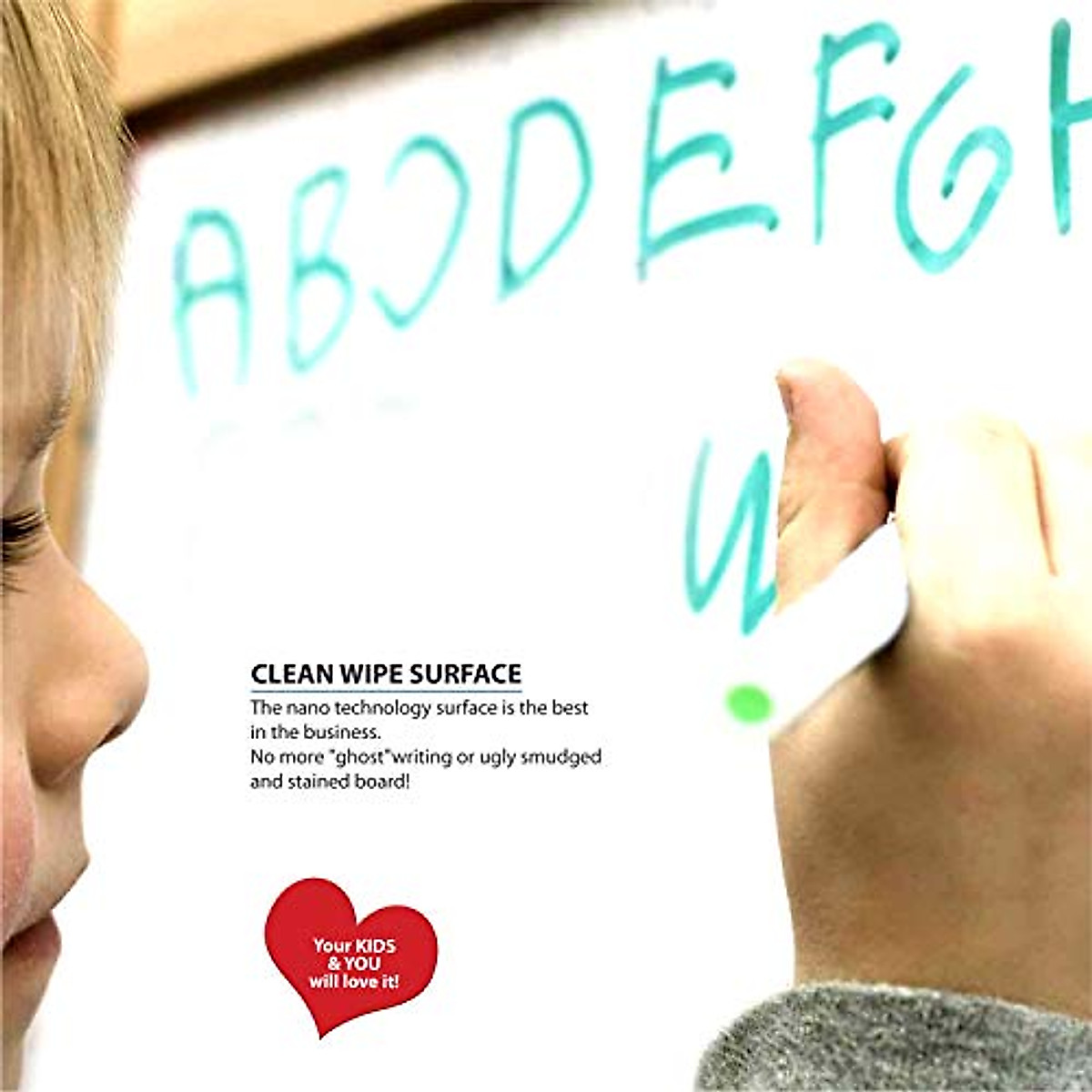 Deke Magnetic Dry Erase whiteboard 17x11. + 6 Dry Eraser Marker W/Erasers School Home Calendar Office Supplies. White Board Dry Wall, Fridge, Refrigerator Expo Small/Large Whiteboards for Refrigerator