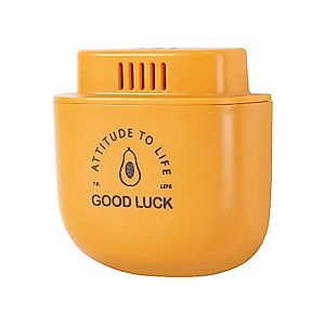 Refrigerator Deodorizer Buckle Design Removable Practical Cabinet Closet Air Fresh Freezer Odor Eliminator Orange