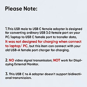 CableCreation USB 3.1 USB C Female to USB Male Adapter 5Gbps USB to USB C Adapter, USB A to USB C Adapter Female USB C Adapter for Laptops Logitech StreamCam, etc