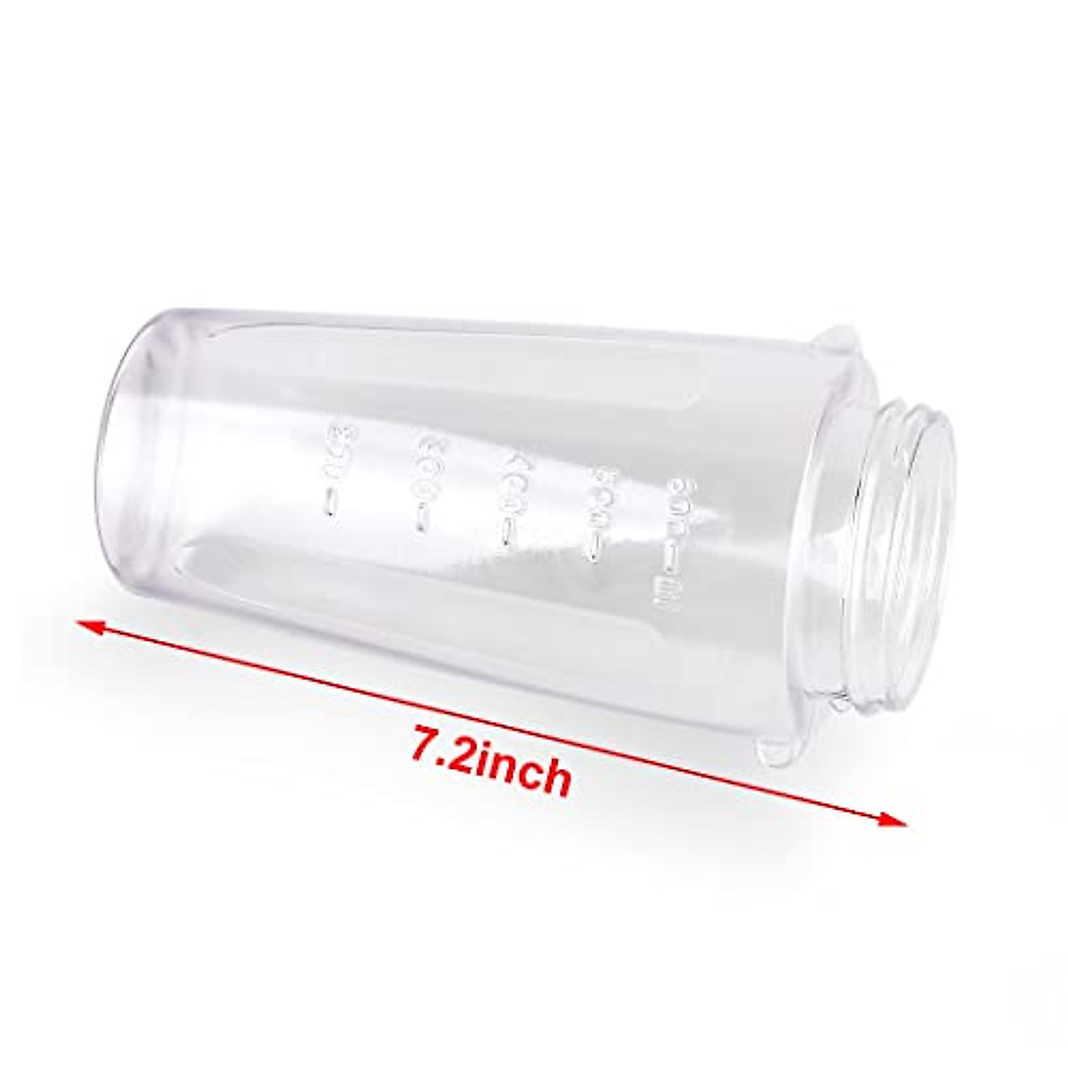 Joyparts 2PCS Replacement Parts Cups with Lids 20oz Smoothie Bottle ， Compatible with Oster Classic Series Blender