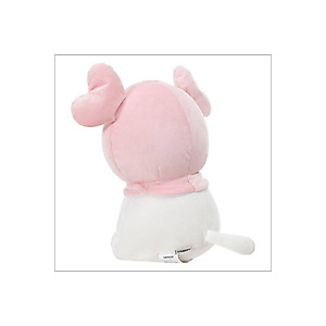 MINISO 11" Cat Plush Kawaii Stuffed Animal Pillow, Cute Soft Body Pillow with Double Heart Hat, Big Plush Toy for Valentine's Day Gift