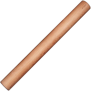Etens Rolling Pin 18 Inch, Professional Dowel Wood Rolling Pins for Baking Pasta Pizza Pie and Cookie, Wooden Dough Roller Pin ¨C Baking Supplies Tools (Straight Style, Large 1.75 Inch Diameter)