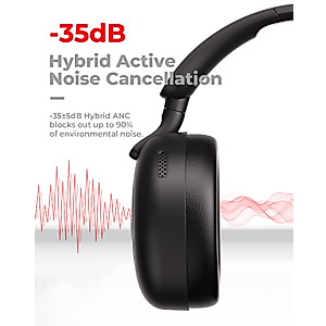 Gaming Headphones Bundle with Active Noise Cancelling Over Ear Headphones