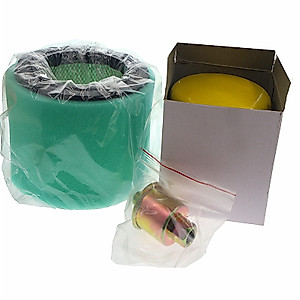 Masnln 1492333 Fuel Filter, 140-2379 Air Filter & 1220645 Oil Filter for Cummins Onan Emerald 6500 6300 5000 4000 BGE/NHE/BGD/NHD RV Generator