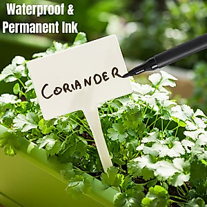 Mr. Pen- Garden Markers, Black, 4 Pack, Plant Markers, Garden Markers for Plants Outdoor Waterproof, Plant Markers for Seedlings, Waterproof Permanent Marker, Plant Markers for Outdoor Plants.