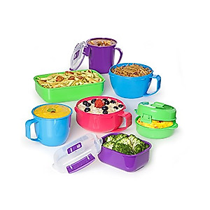 Sistema Microwave Rectangular Container, 525 ml-Assorted Colours