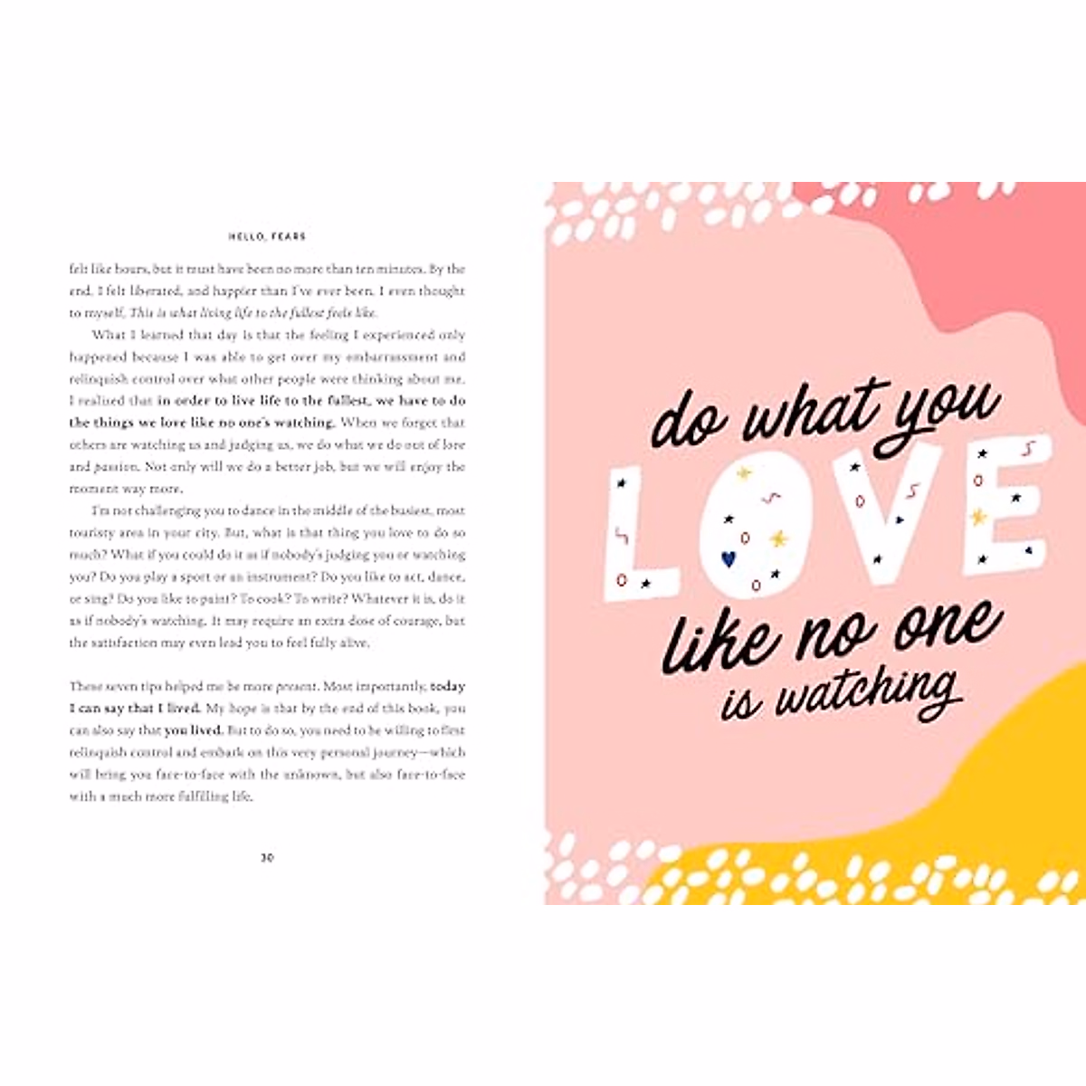 Hello, Fears: Crush Your Comfort Zone and Become Who You're Meant to Be (Motivational Self-Confidence Book for Women and Men)