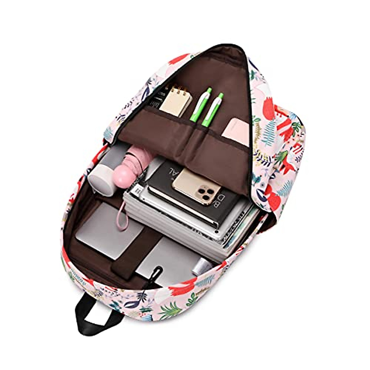 Wadirum Stylish Women Backpack Purse Cute Girl Laptop Schoolbag Fox