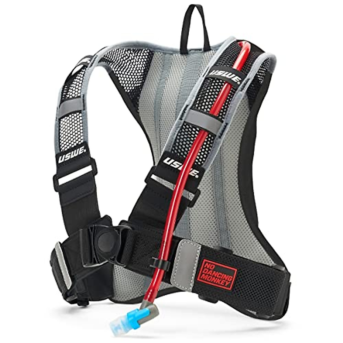 USWE Outlander Pro Hydration Backpack with 2.0L/70oz Hydration Bladder (Black)