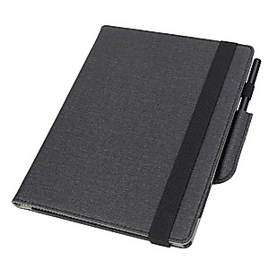 KuRoKo Book Folio Case Cover with Hand Strap and Pen Holder for Remarkable 2 10.3 Inch Digital Paper 2020 Released-Black