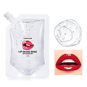 BIOKUSY Lip Gloss Base 150ML, Clear Moisturizing Versagel Base Gel for DIY Handmade Lip Gloss Lipstick, Ingredient Safety - 5.07oz (3 Pack x 50ML)