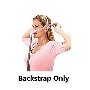 Organic Deal Back Strap Compatible w/ResMed CPAP Mask Swift Fx Nasal Pillow- Replacement Straps for Swift FX Nasal Pillow - ResMed CPAP Supplies option- CPAP Headgear Back Strap (Mask,Frame Not Incl)