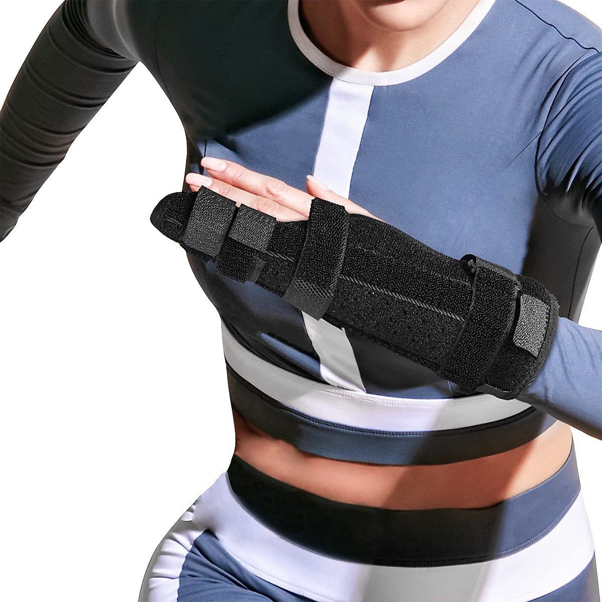 PENINSULA LOVE Boxer Finger Splint Pinky Finger Splint Hand Brace Boxer Fracture Splint 4th 5th Metacarpal Splint Support for Trigger Finger, Arthritis, Fracture, Broken Ring,Tendonitis