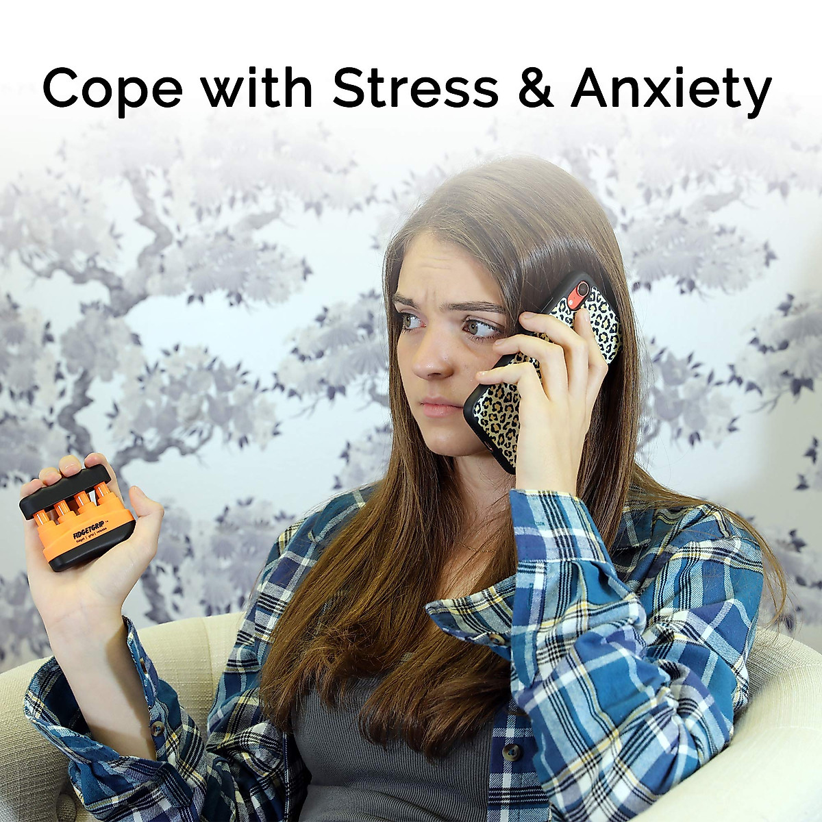 FidgetGrip - Stress Relief Device for Kids and Teens with Anger or Stress | Calm Your Child with Every Squeeze | Boosts Focus and Reduces Anxiety | Reliable, Squeeze Device for Effective Stress Relief