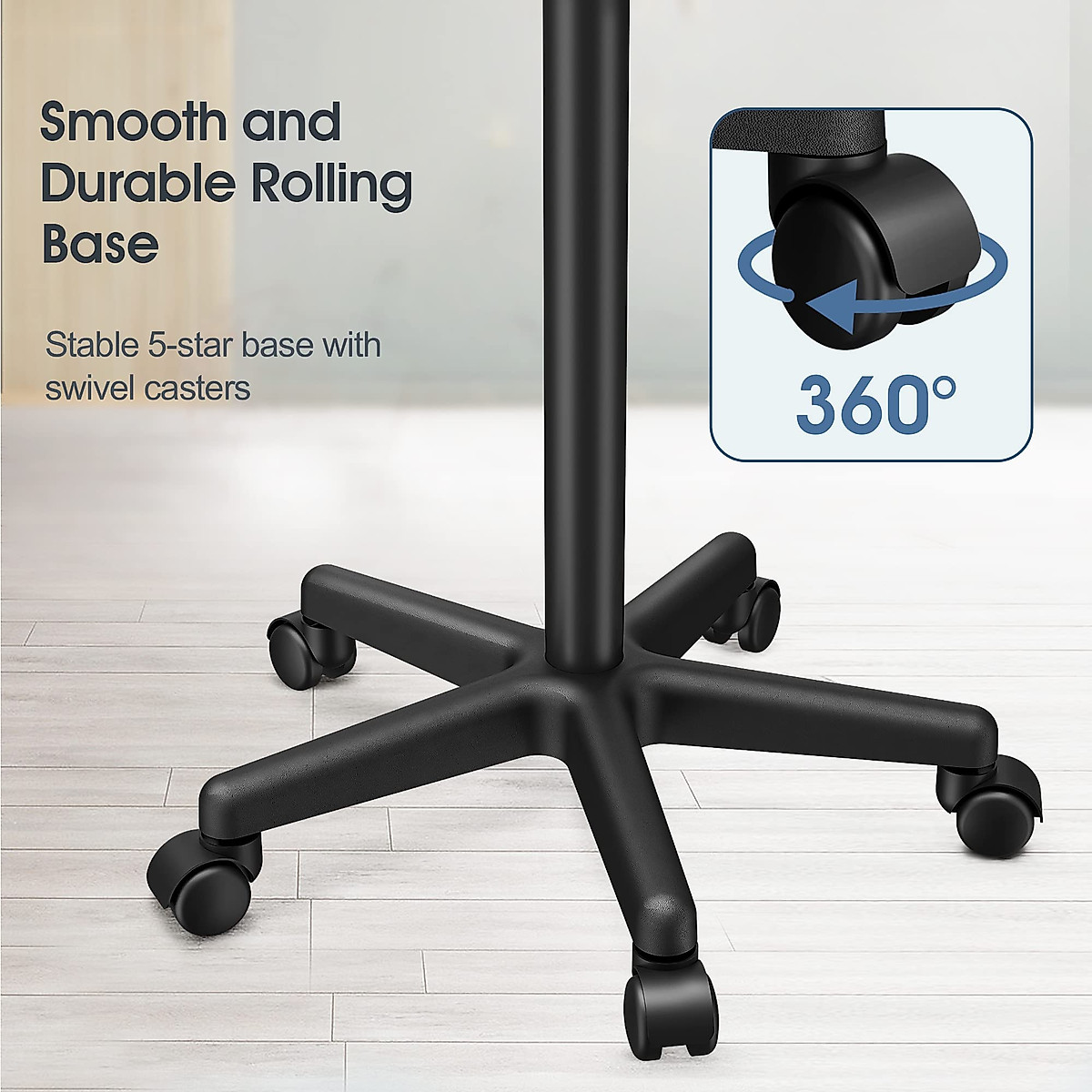 Premium Aluminum Instrument Salon Tray Tattoo Rolling Tray Station-Silver