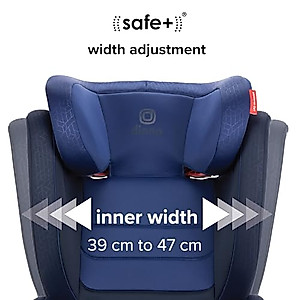 Diono Monterey 2XT Latch 2 in 1 High Back Booster Car Seat with Expandable Height & Width, Side Impact Protection, 8 Years 1 Booster, Blue