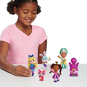 Disney Junior Alice’s Wonderland Bakery Friends, Small 3-inch Figure Set, 6-pieces, Kids Toys for Ages 3 Up by Just Play