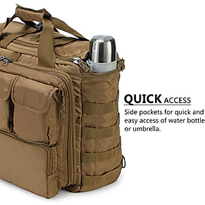 LS Military Style Tactical Messenger Bag │ Fits 17” Laptop │ Take Your Office With You