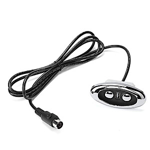 Bicaquu Electric Sofa Controller, 2 Button Sofa Hand Control, Lifting Chairs Electric Recliner Intelligent Sofa for Massage Chair(Straight)