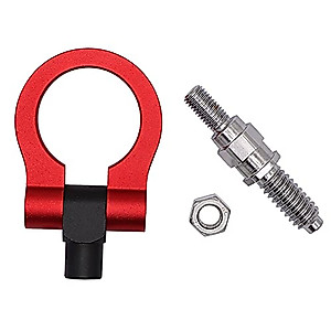 Car Refitted Front Rear Bumper Trailer Ring Eye Towing Tow Hook Kit Compatible with BMW 1 3 5 Series