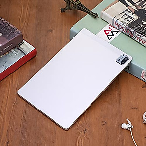 Tablet Laptop, Android 6.0 Tablet PC Octa Core Notebook Play WIFI WPS Office GPS Gobal Version Laptop 1+16G Dual SIM 10.1 Inch Tablets US Plug, Holiday Gift for Family (White)