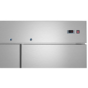 KoolMore - RIF-2D--SS 54" 2 Door Stainless Steel Upright Commercial Reach-in Freezer - 47 cu. ft (RIF-2D-SS)