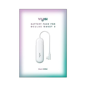 VIYISI Battery Pack for Oculus Quest 2, 5000mAh Portable Charger for Meta Quest, Power Bank for VR Accessories Extend Extra 2-4 Playtime