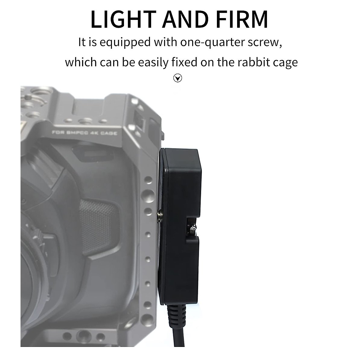 ZITAY D-tap 1x4 Power Splitter Hub with Reverse Insertion Prevention Adapter for VMount Battery