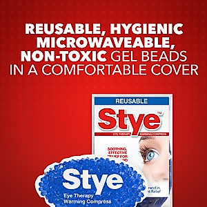 Stye Eye Therapy Reusable Warming Compress, Relief for Styes and Dry Eyes, Reusable