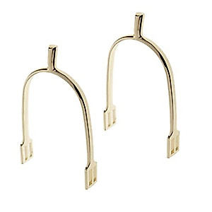 N/A Pair of Spurs Equestrian Accessories Men's Rider Spurs Horse Riding Equestrian Equipment Appliances (Color : Gold)