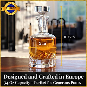 Ravenscroft Crystal Beveled Blade Decanter