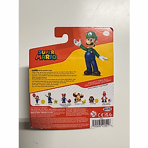 World of Nintendo 41301 3" Luigi with Super Star Action Figure