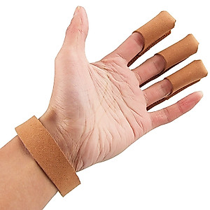 GREUS Hunting Glove Archery Finger Tab Accessories Shooting Gloves Breathable Three Finger Protectors for Men Women Outdoor