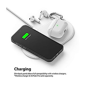 Ringke Air Shoulder Strap Compatible with iPhone 12 Mini Case, Crossbody Necklace Lanyard with Clear TPU Silicone Phone Back Cover for 5.4-inch (2020) - Smoke Black