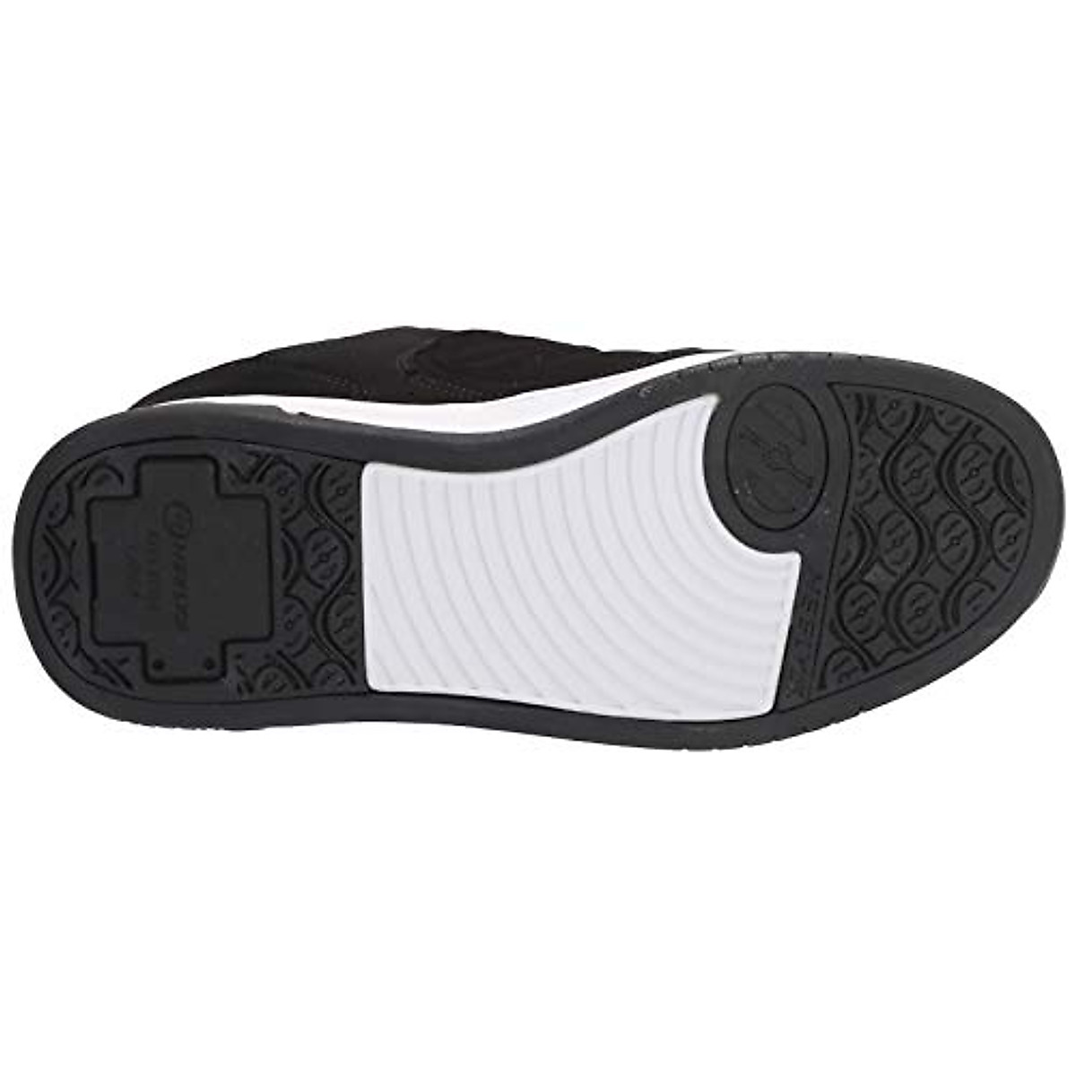 HEELYS Girl's Voyager Tennis Shoe, Black/Pink, 2 M US Big Kid