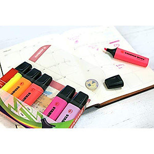 STABILO Highlighter BOSS ORIGINAL & Pastel - Wallet of 6 - Assorted Colours