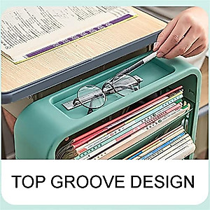 EYHLKM 5 Layers Book Storage Rack Books Magazines Newspaper Convenient Space-Saving Bookshelf