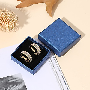 BIRDAYPRE 14K Gold Plated Shining Hoop Earrings for Women Luxury Cubic Zirconia Rhinestone Round Full Crystal Huggie Earrings Bright Hypoallergenic Delicate Dainty Birthday Party Gift Jewelry