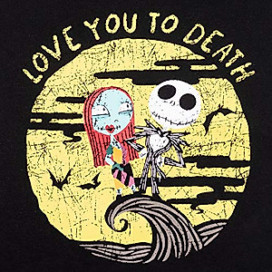 Disney Nightmare Before Christmas Jack Skellington Sally Big Girls 3 Pack T-Shirt 7-8