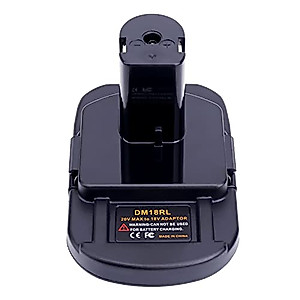 Biswaye Adapter Compatible with Dewalt 20V Battery to Replacement for Ryobi 18V ONE+ Battery, Adapter Compatible with Milwaukee M18 Battery to Replacement for Ryobi 18V ONE+ Battery P102 P189 P107