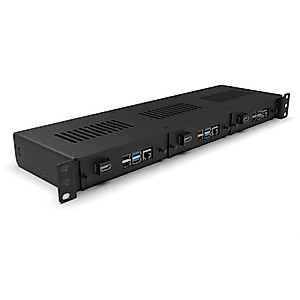 1U Rack Mount Pro Enclosed 3X Raspberry Pi Front Removable