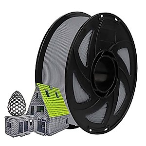 Acasimo PLA 3D Printer Filament,PLA Filament 1.75mm Dimensional Accuracy +/- 0.02 mm,1KG/2.2lbs Spool (Grey)