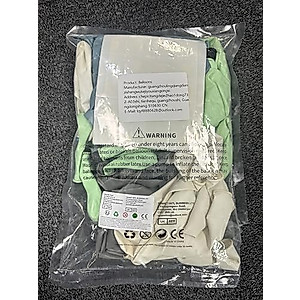 Dusty Sage Green Blue Gold Balloon Garland Kit, 107 PCS Pastel Olive Green Slate Blue Beige Metallic Gold Balloon Arch Kit for Women Men Boho Birthday Wedding Baby Bridal Shower Party Decorations