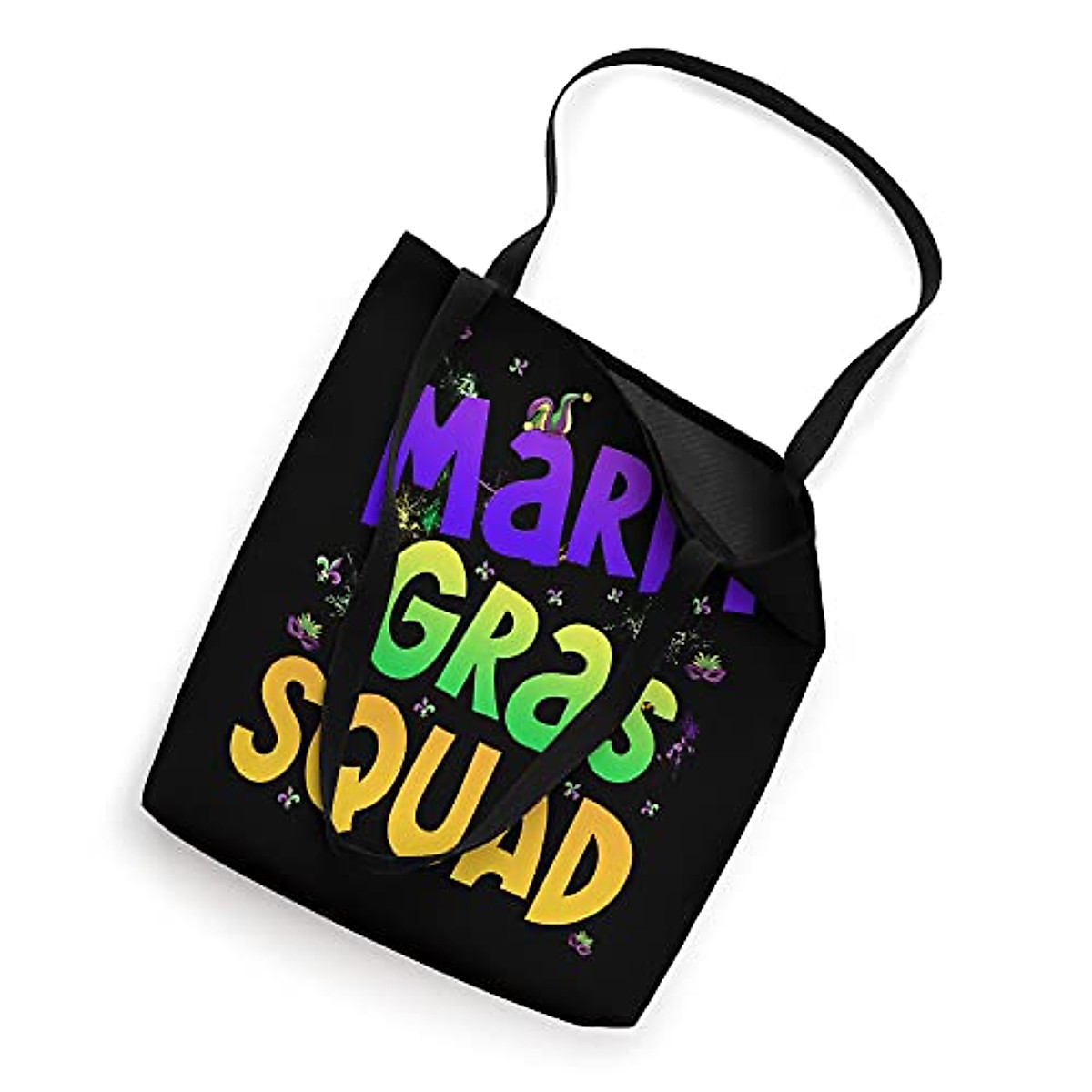 Mardi Gras Squad Carnival Party Tee Funny Retro Mardi Gras Tote Bag