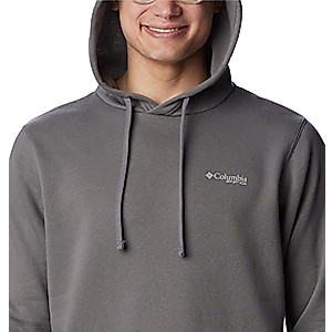 Columbia Men's PFG Sleeve II Graphic Hoodie, City Grey/Cool Grey Logo, X-Large