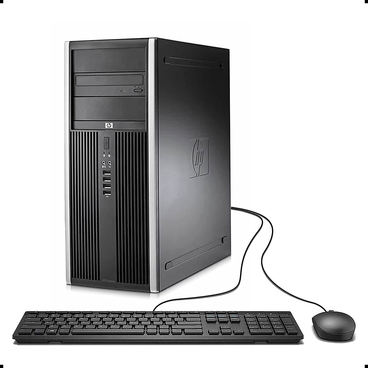 HP Elite 8200 Tower Business Desktop Computer PC, Intel Quad Core i7-2600 up to 3.8GHz, 16G DDR3, 1T, DVDRW, WiFi, BT, DP, VGA, Windows 10 Pro 64 Bit Language Supports English/Spanish/French(Renewed)