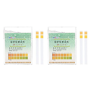 PATIKIL PH Test Strips 4.5-9.0, 2 Pack 200 Indicator Papers Litmus Tester for Water Food Soil Alkaline Acid Testing